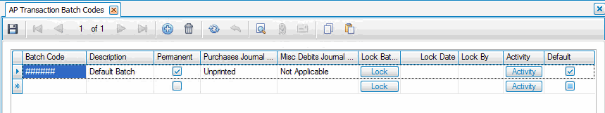 Transaction Batch Codes